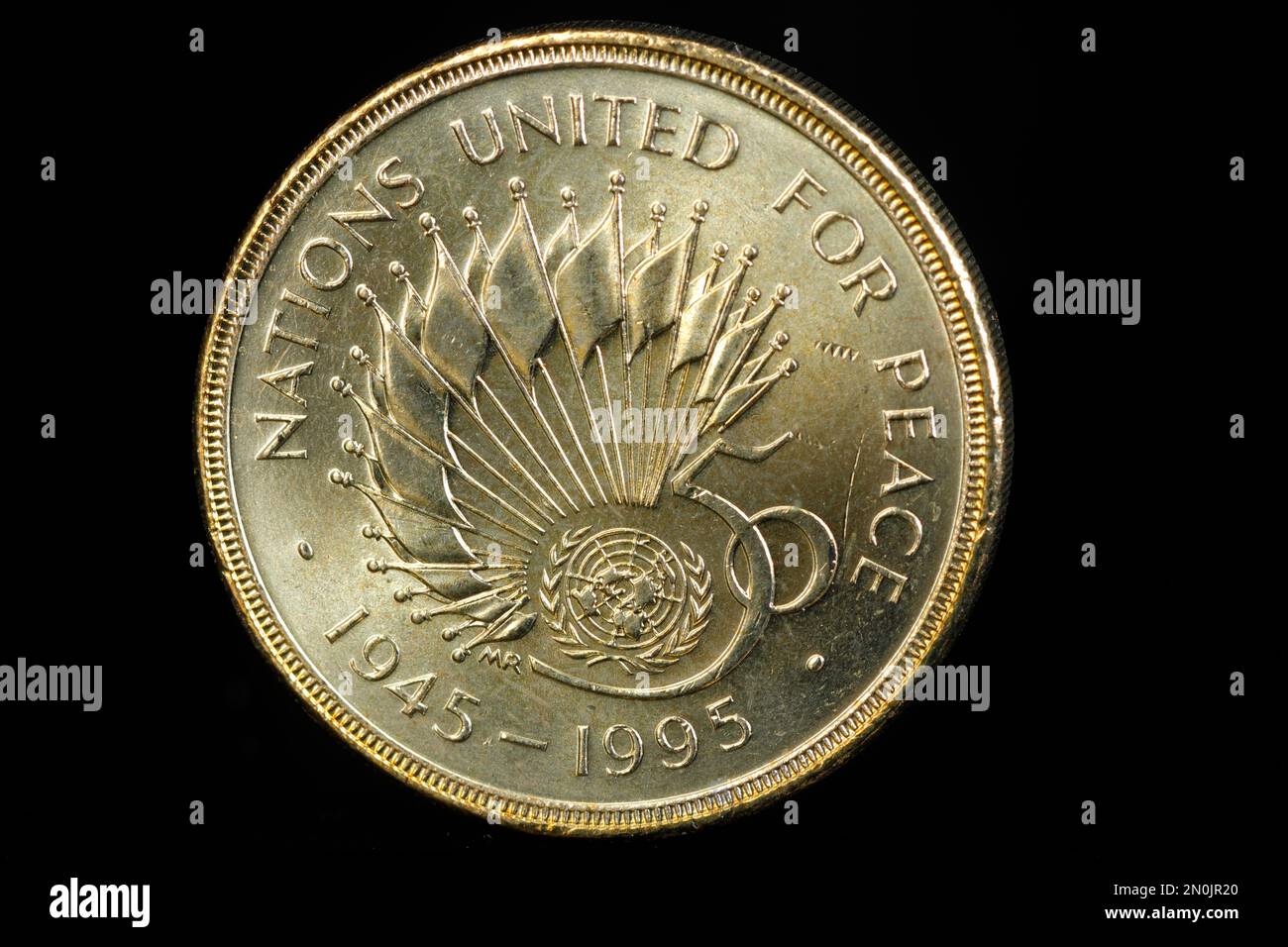 A pre 1997 £2 coin issued in 1995 to commemorate 50 years of the ...