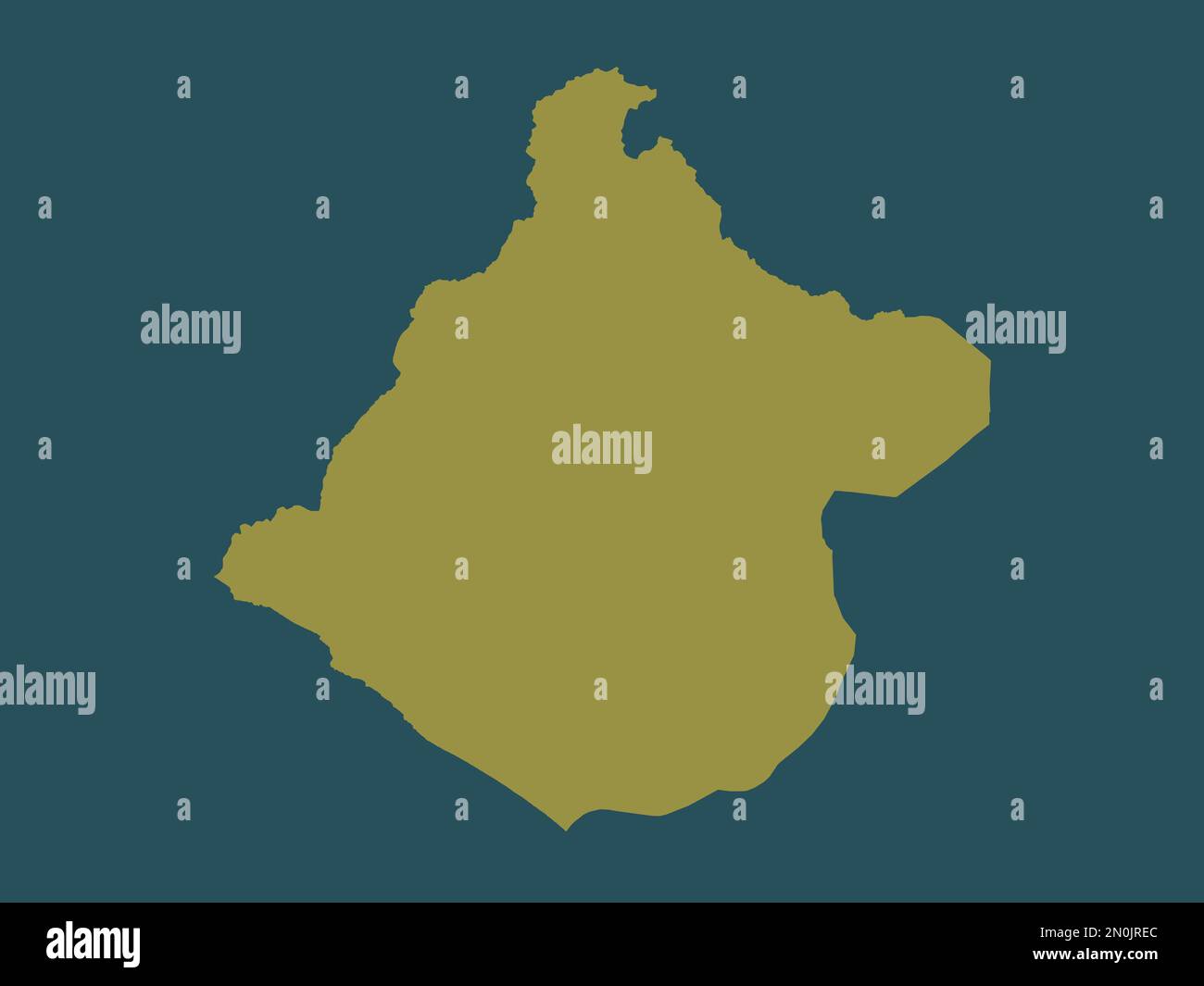 Tacna, region of Peru. Solid color shape Stock Photo - Alamy