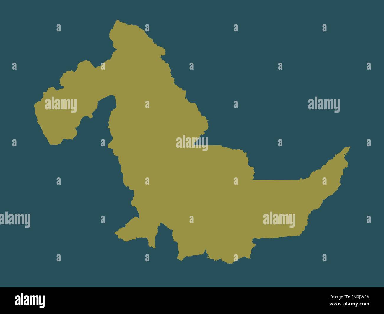 Ucayali outline map hi-res stock photography and images - Alamy