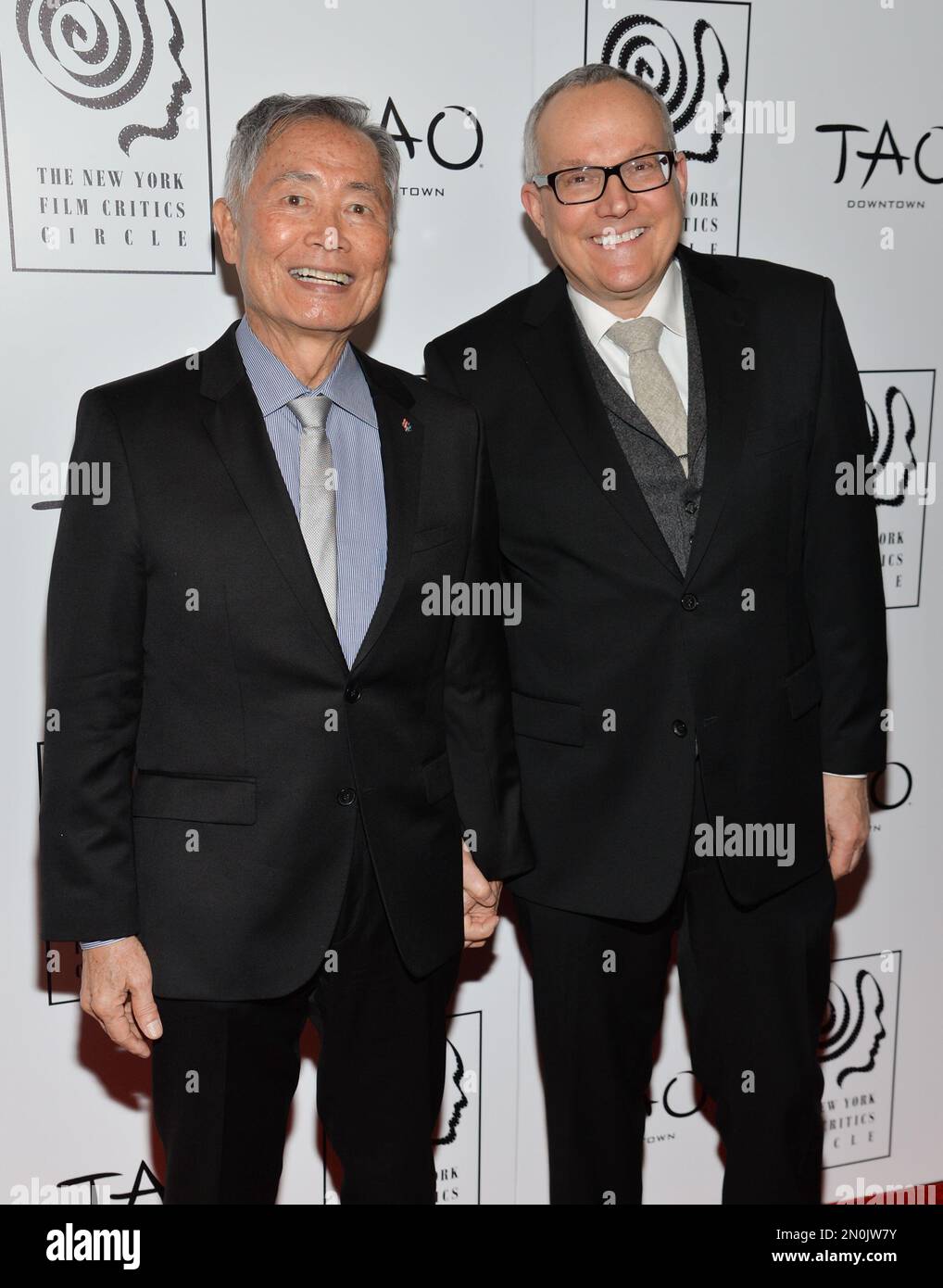 Actor George Takei, left, and husband Brad Takei attend the New York ...
