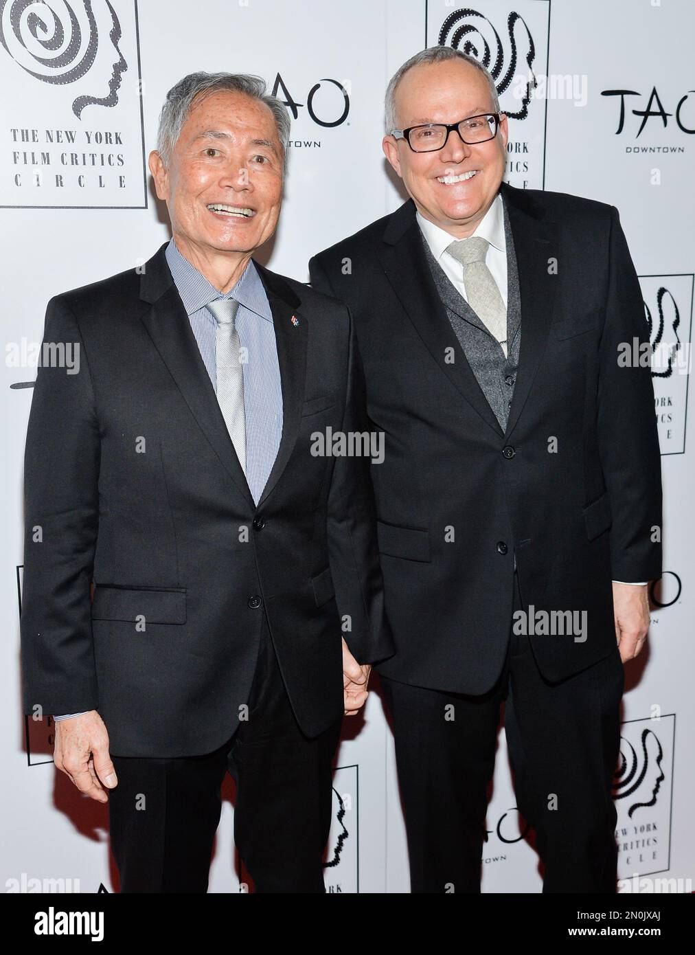 Actor George Takei, left, and husband Brad Takei attend the New York ...