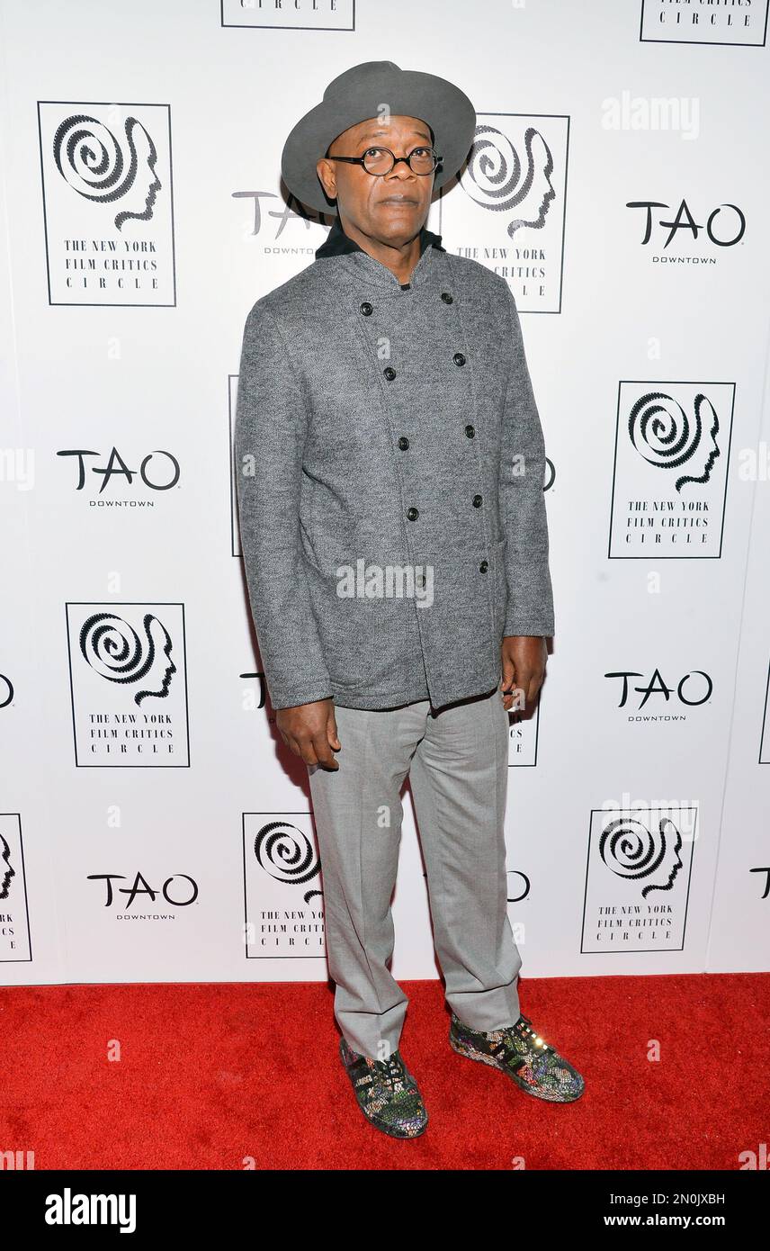 Actor Samuel L. Jackson attends the New York Film Critics Circle Awards ...