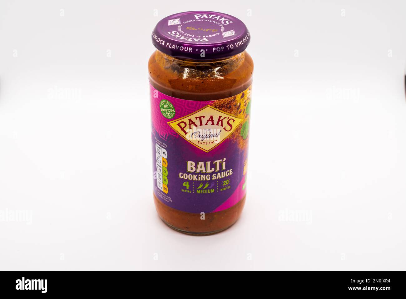 Wolverhampton, England - February 4 2023: Jar of Pataks Balti Cooking ...