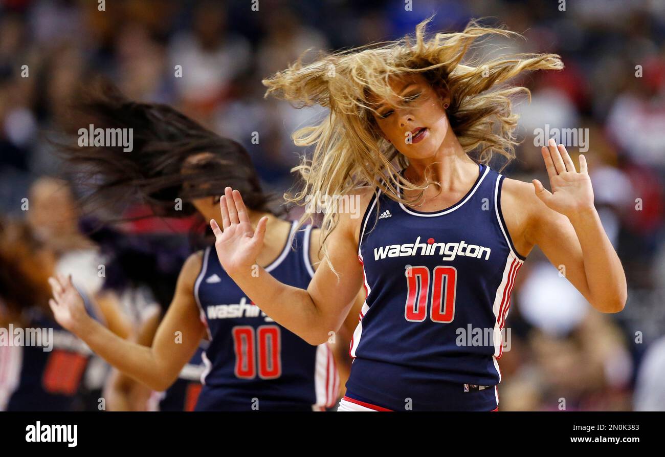 The Washington Wizards Girls cheerleaders perform in the first half of ...