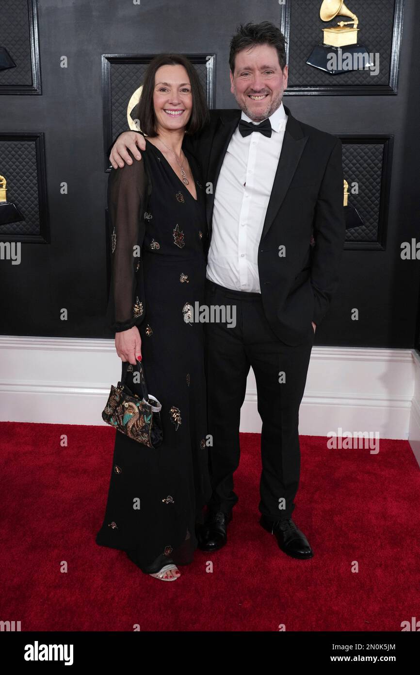Katherine Allen, left, and Jonathan Allen arrive at the 65th annual ...