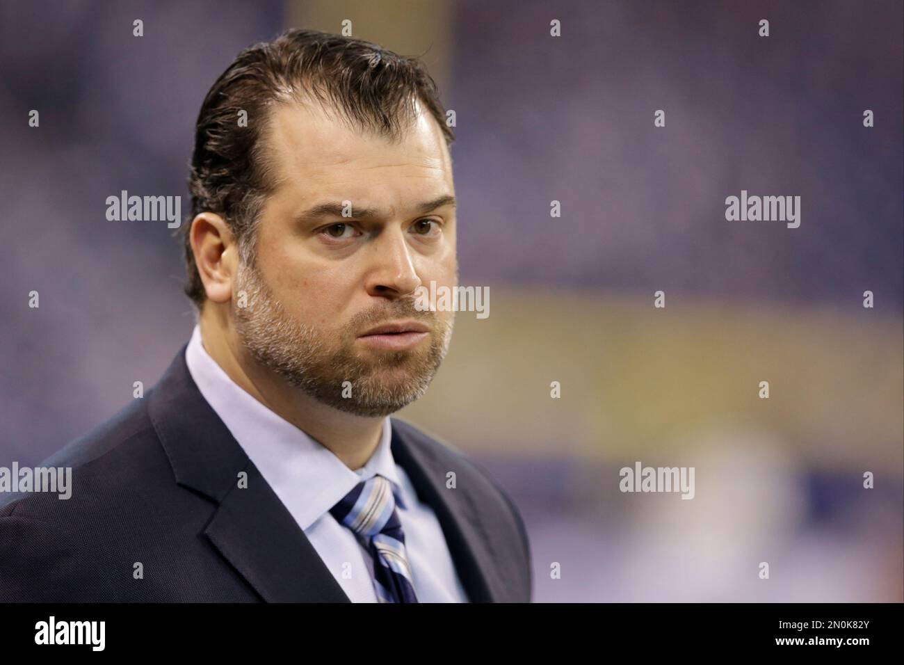 Indianapolis colts general manager Ryan Grigson before an NFL football ...