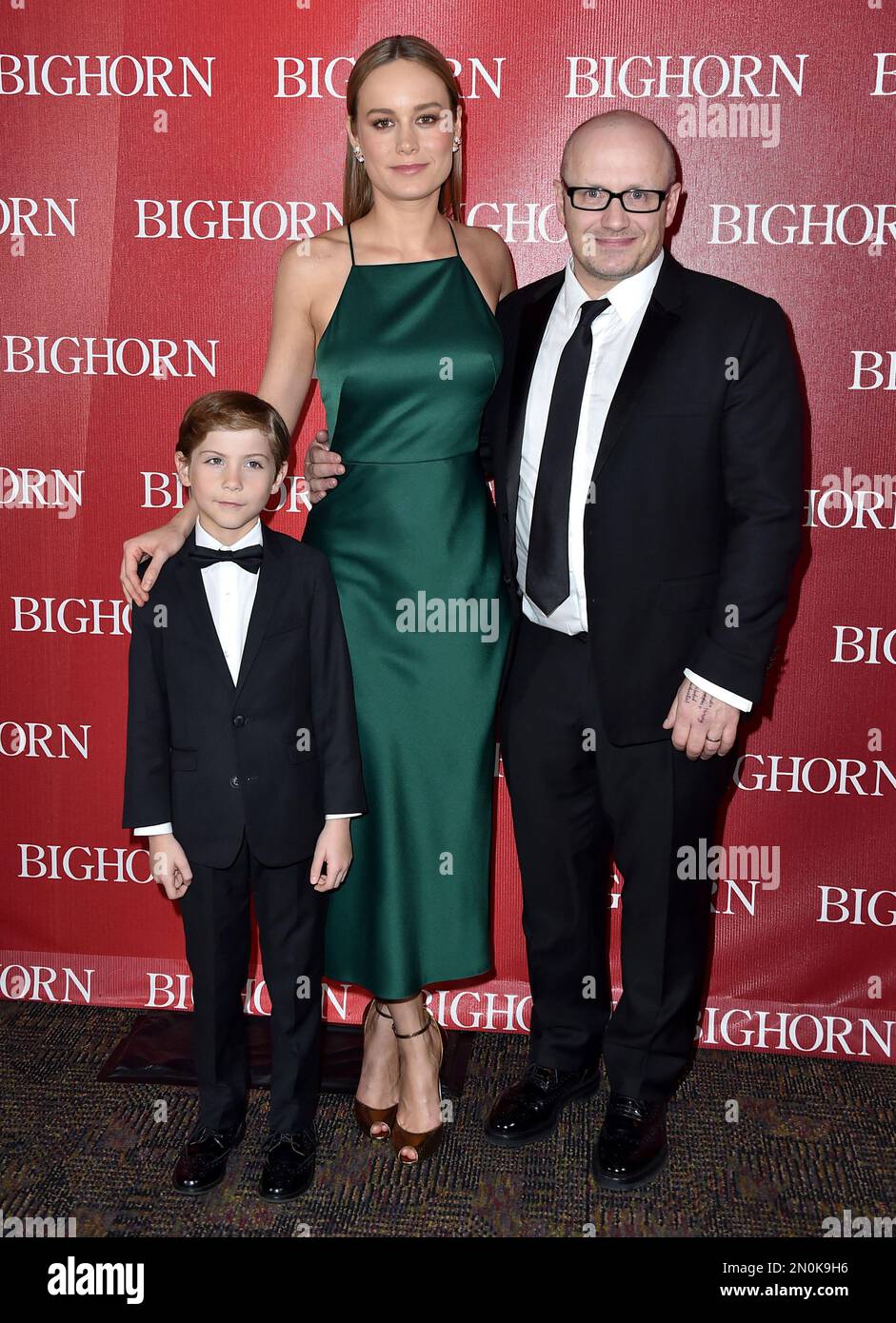 Jacob Tremblay, left, and Lenny Abrahamson, right, pose backstage with ...