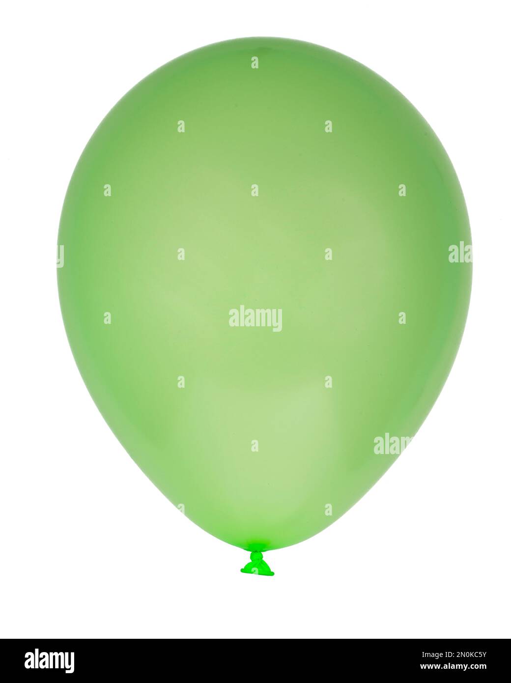 Party green balloon event decor isolated on the white background Stock ...