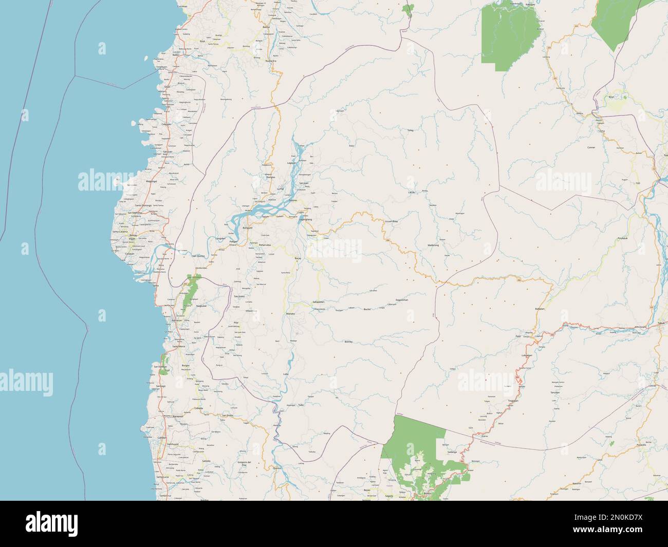 Abra, province of Philippines. Open Street Map Stock Photo - Alamy