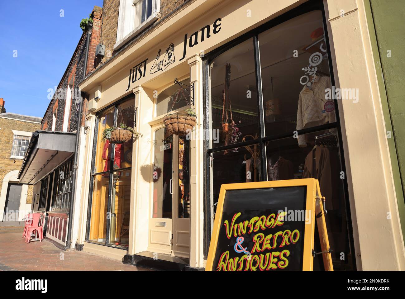 Just Jane vintage clothes shop in the lovely old town in hip Margate ...