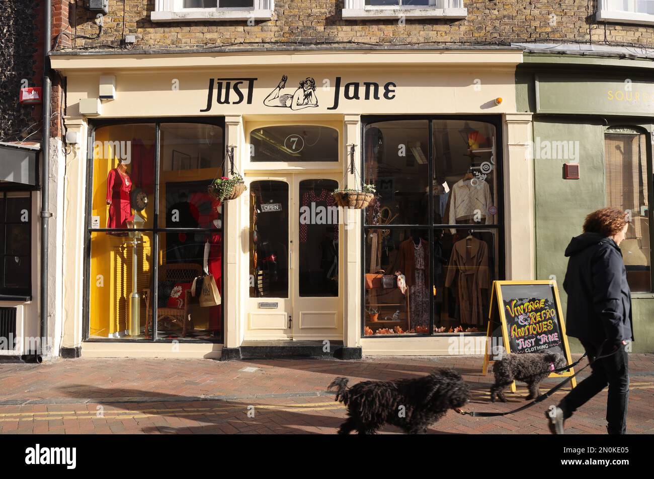 Just Jane vintage clothes shop in the lovely old town in hip Margate ...