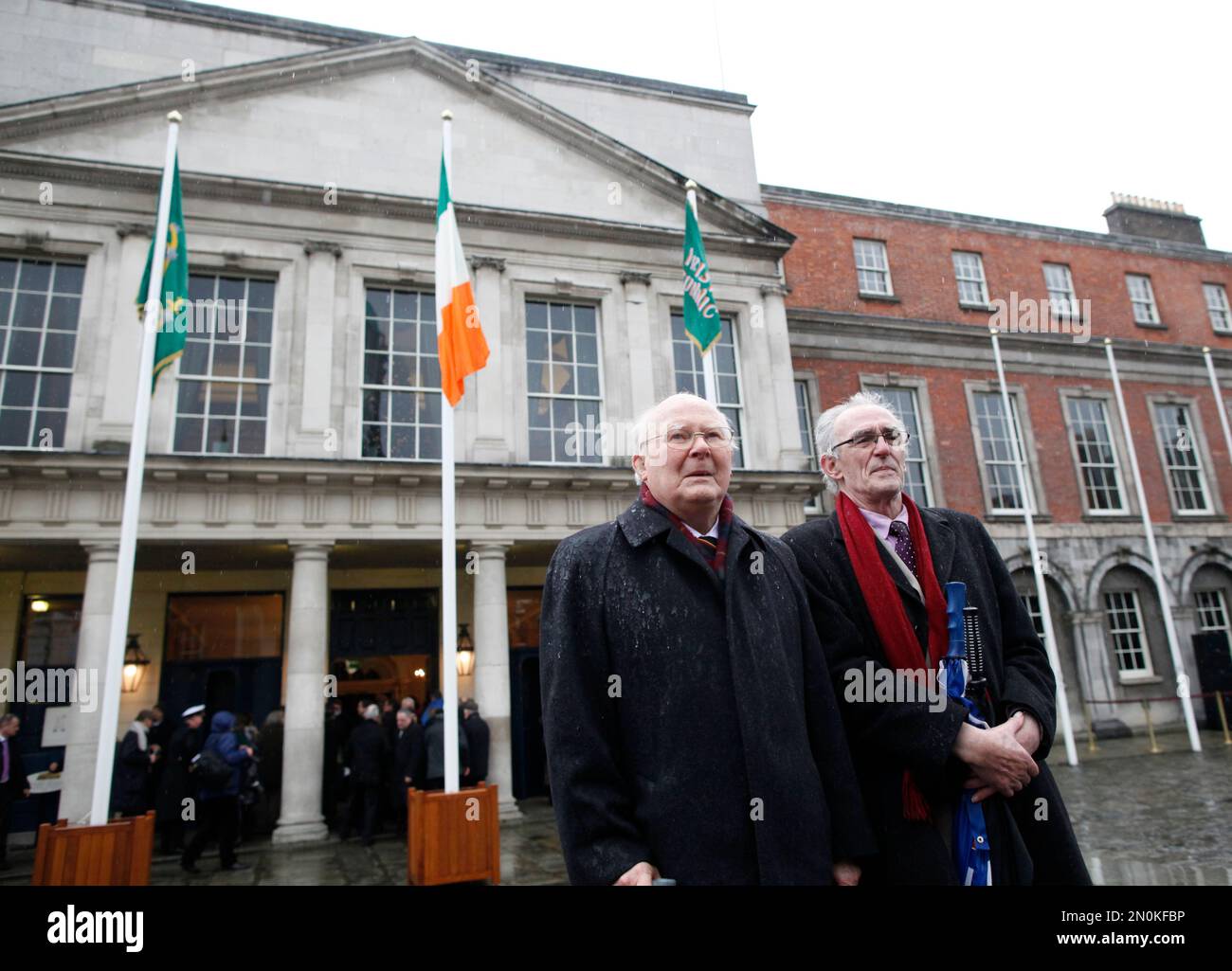 James Connolly, left, and John Connolly, grandsons of James Connolly ...