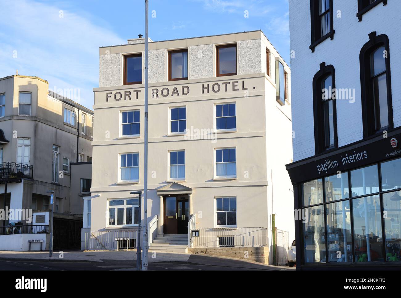 Art-filled Fort Road Hotel, once an 18203 boarding house in the old ...