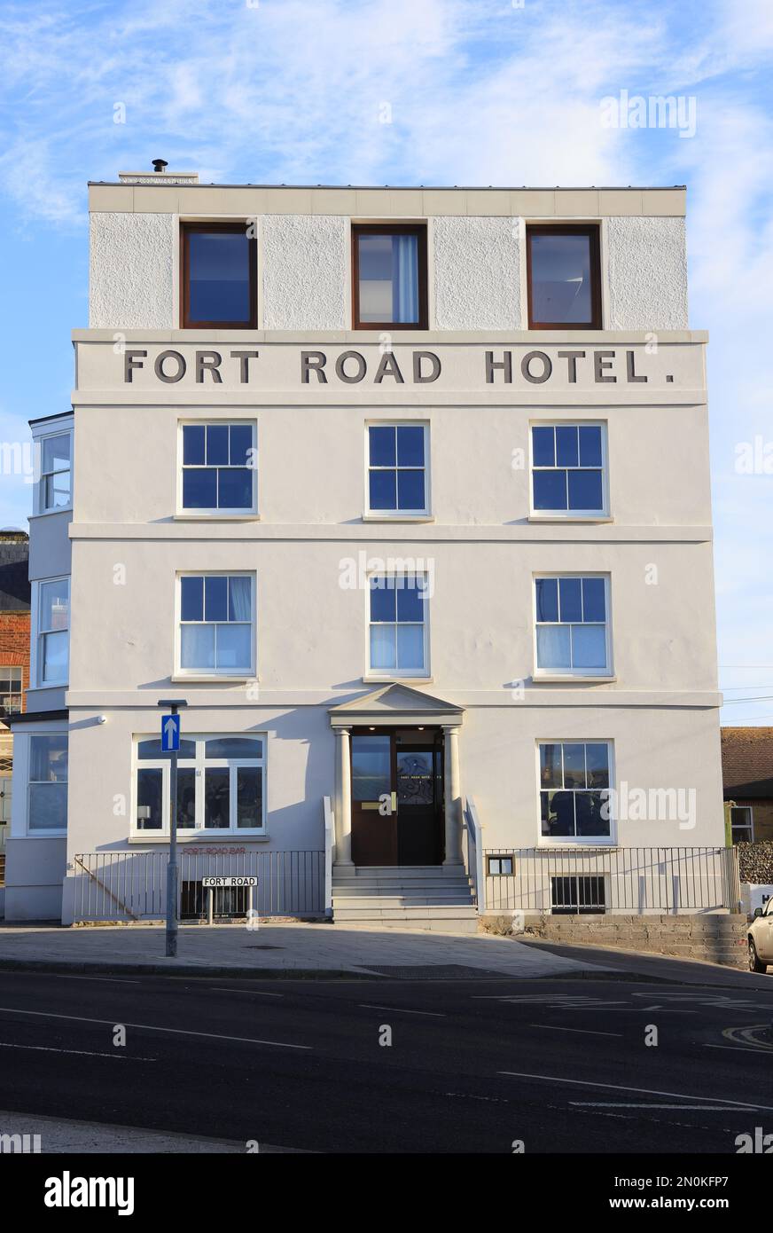 Art-filled Fort Road Hotel, once an 18203 boarding house in the old ...