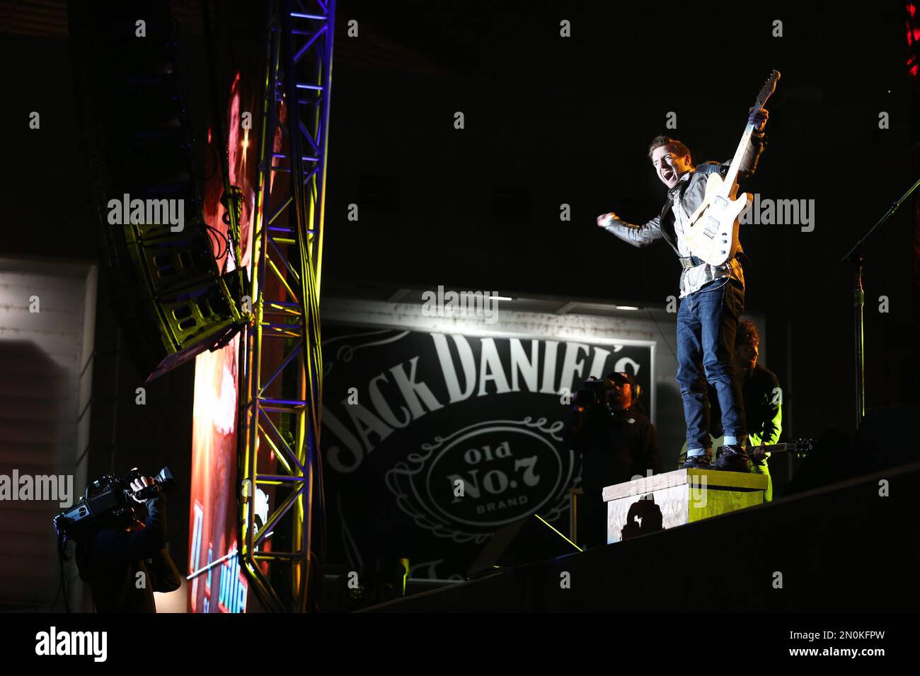 Artist Brandon Lancaster of LANco performs at the Jack Daniel's New ...