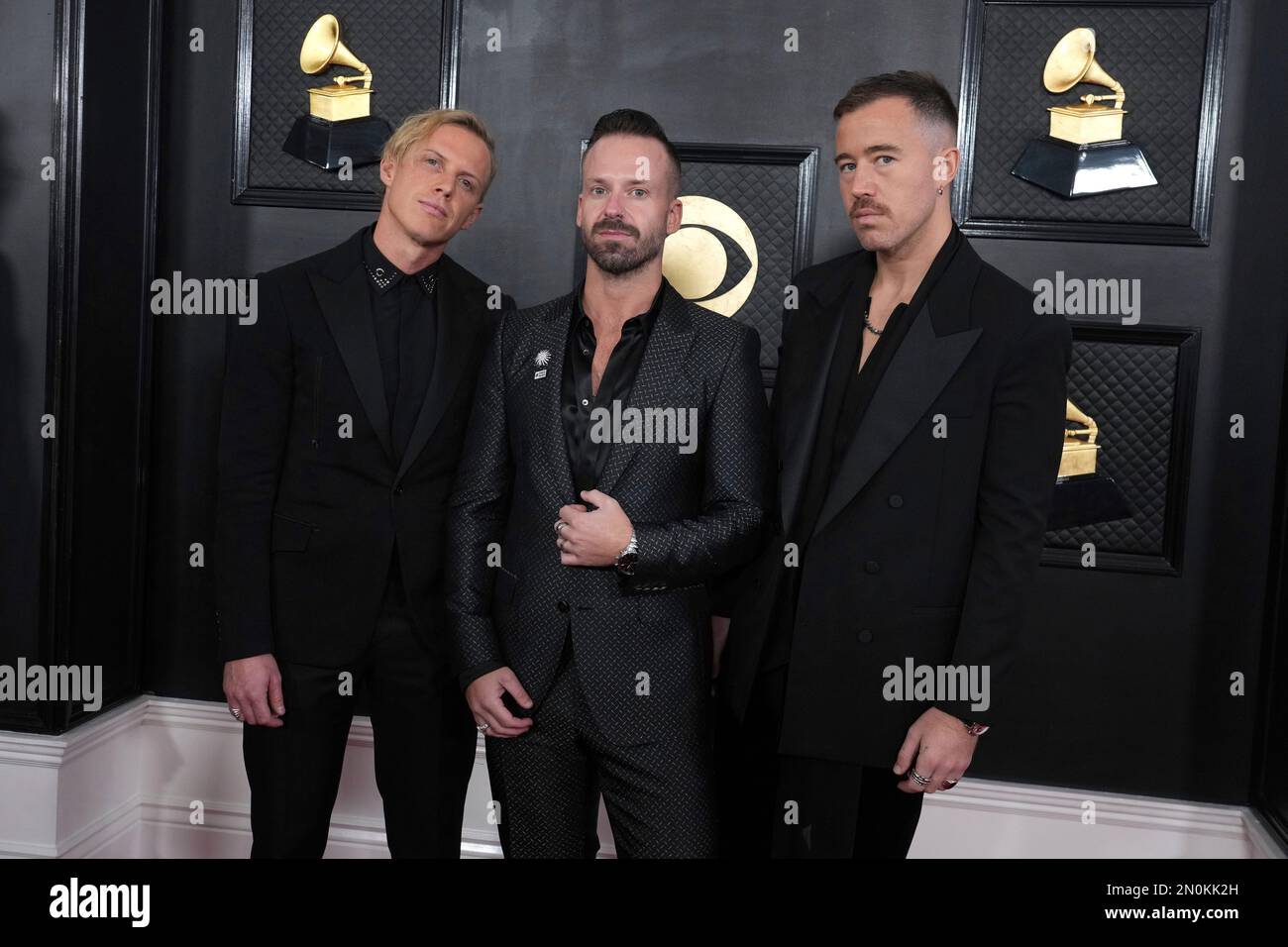 Tyrone Lindqvist, from left, Jon George, and James Hunt of Rufus Du Sol ...