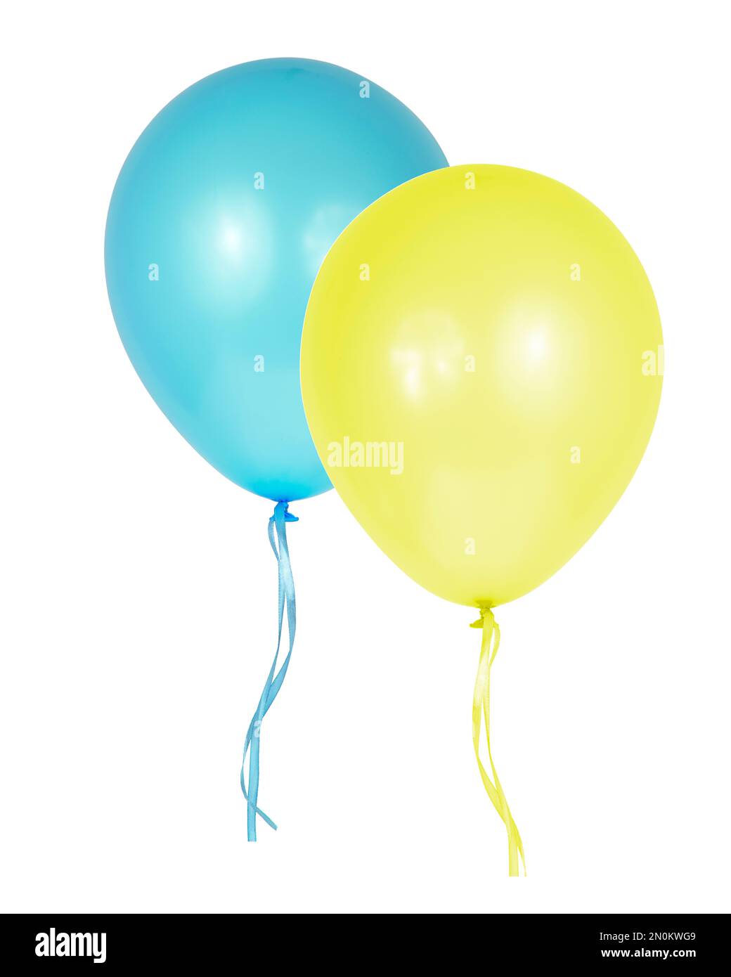 Yellow orange air ballon Cut Out Stock Images & Pictures - Alamy