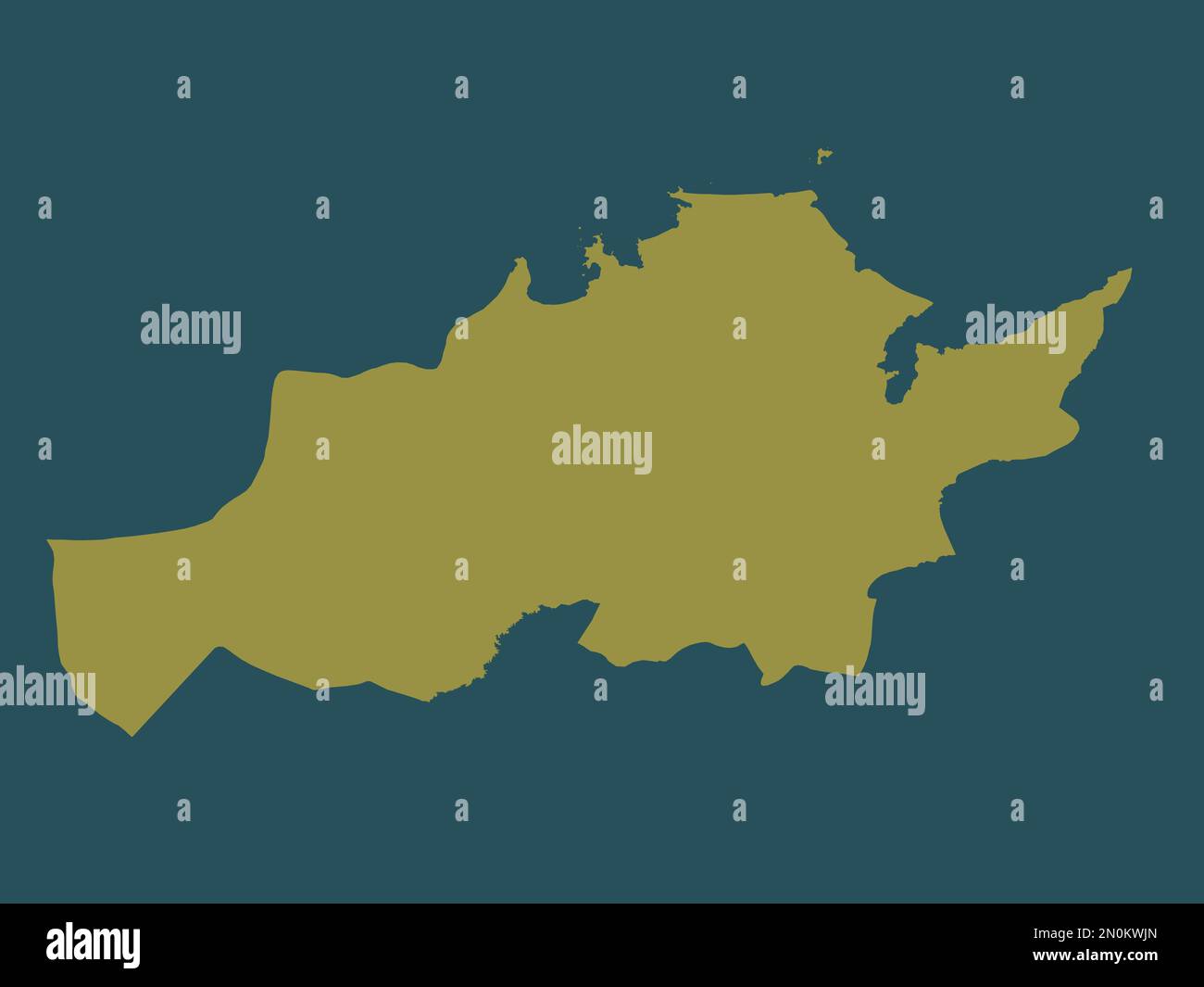 Capiz, province of Philippines. Solid color shape Stock Photo - Alamy