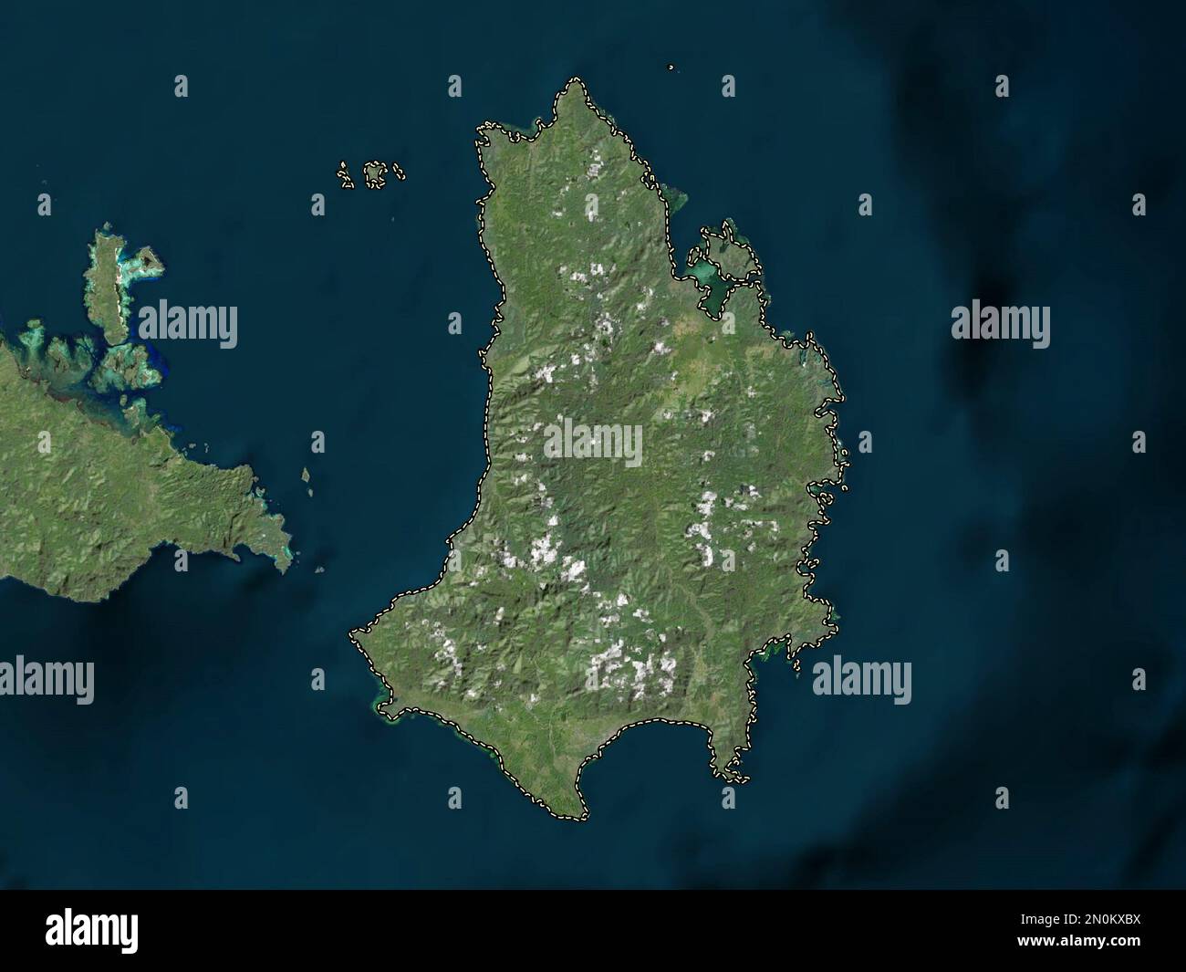 Catanduanes, province of Philippines. Low resolution satellite map ...