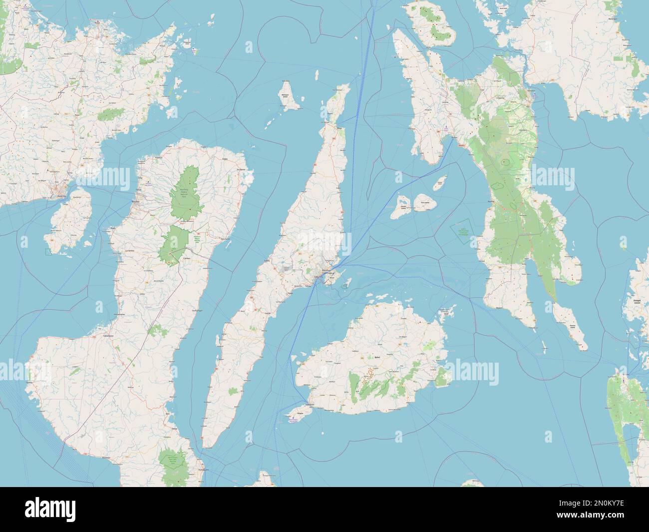 Cebu philippines map hi-res stock photography and images - Alamy