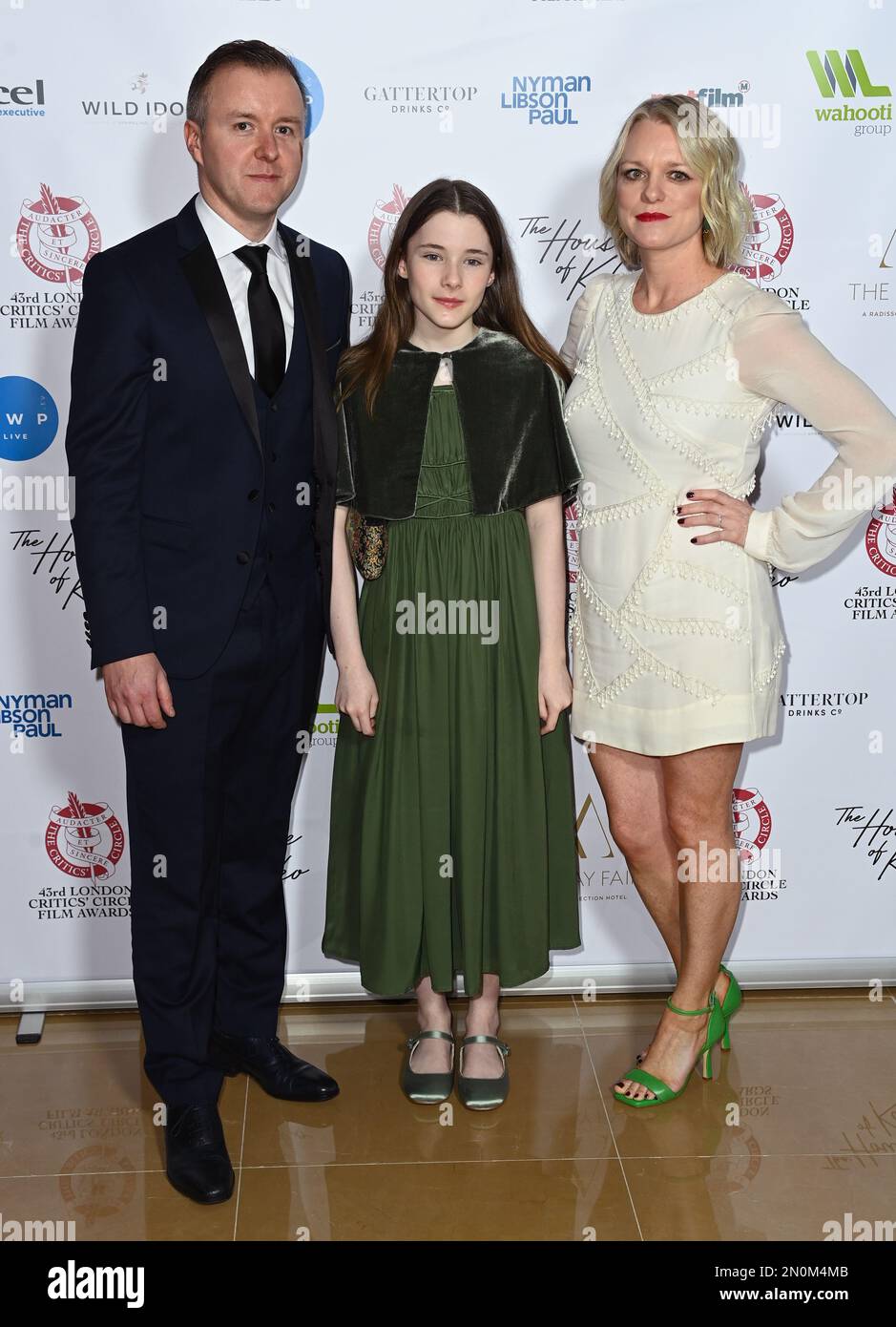 London, UK. 05th Feb, 2023. February 5th, 2023, London, UK. Colm Bairead, Catherine Clinch and ...