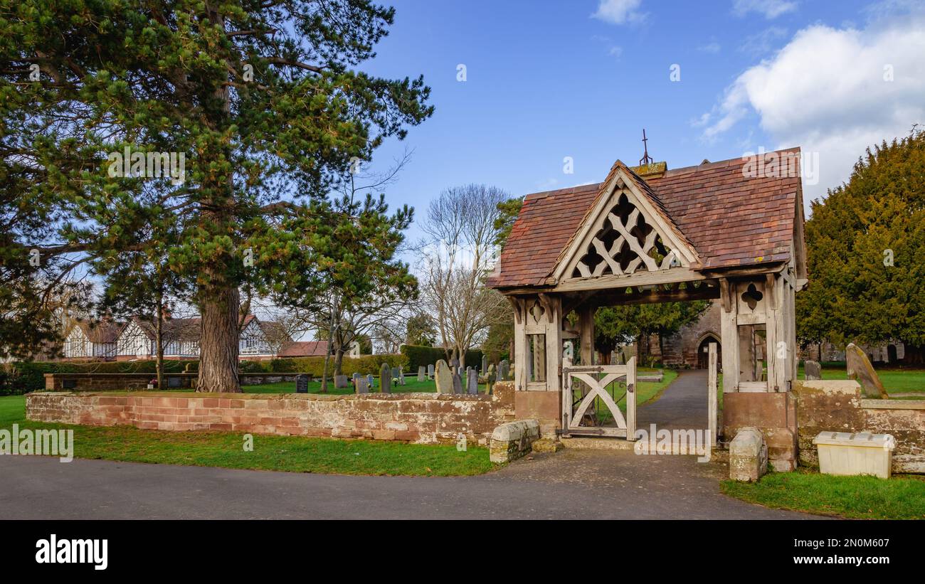 St. Mary & All Saints Church in Hampton Lovett, Worcestershire, England ...