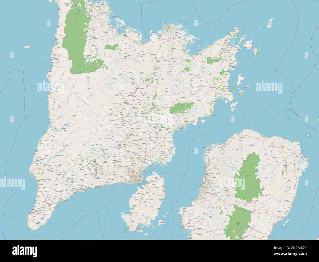 Iloilo, province of Philippines. Open Street Map Stock Photo - Alamy