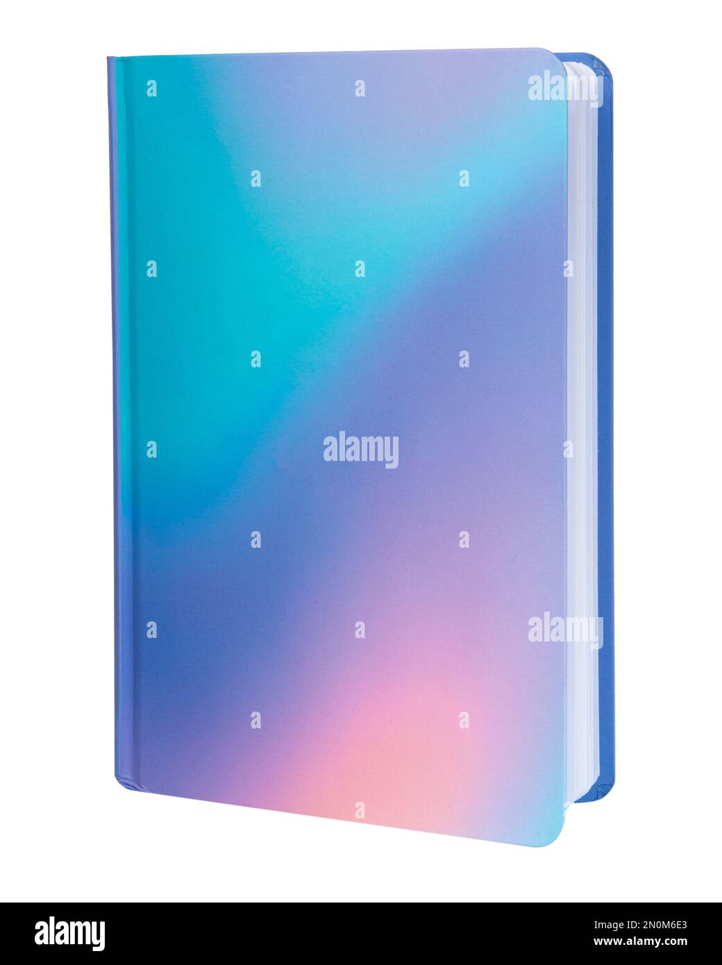 Cute rainbow colorful notebook isolated on the white background Stock ...