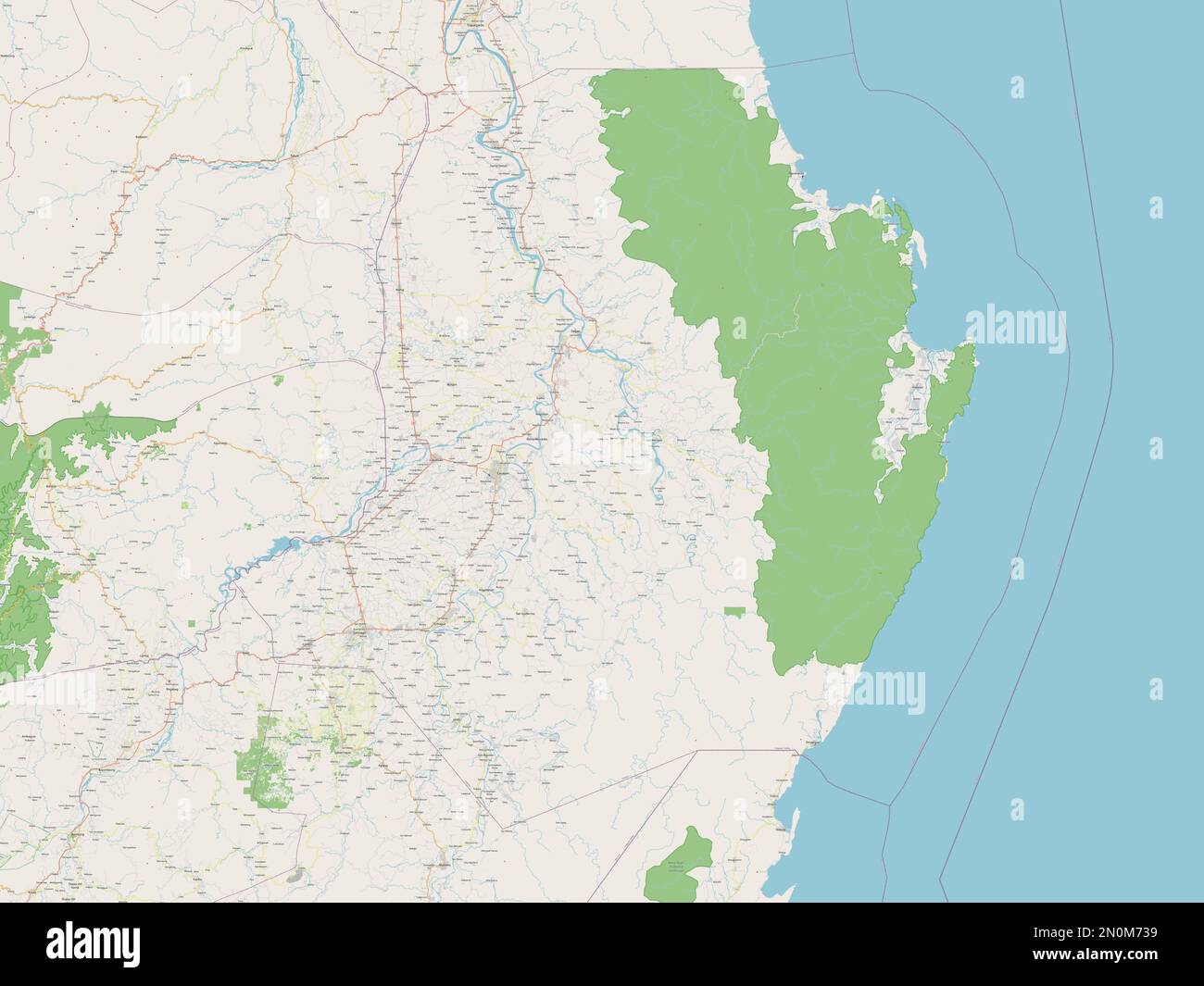 Isabela, province of Philippines. Open Street Map Stock Photo - Alamy