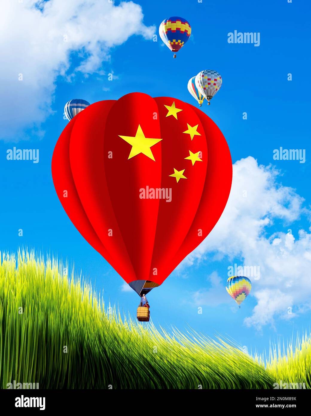 Chinese spy balloon hi-res stock photography and images - Alamy