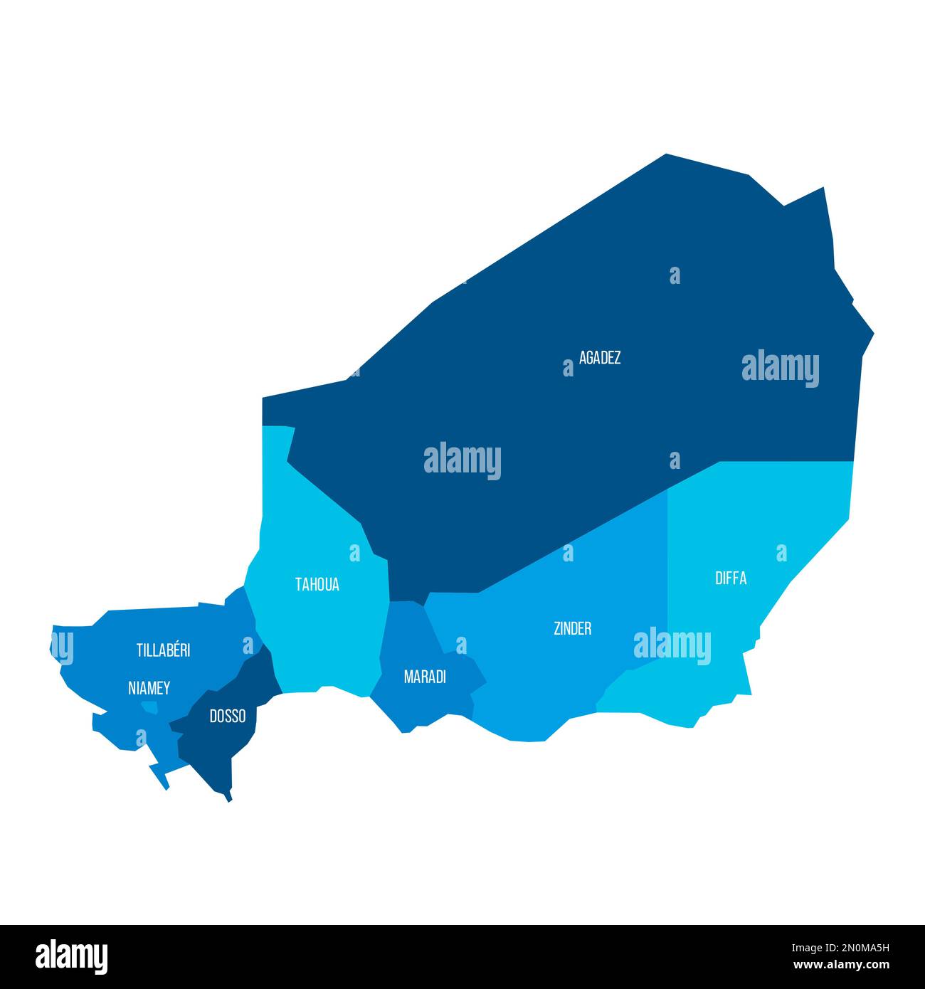 Niger Political Map Niger Country Profile BBC News