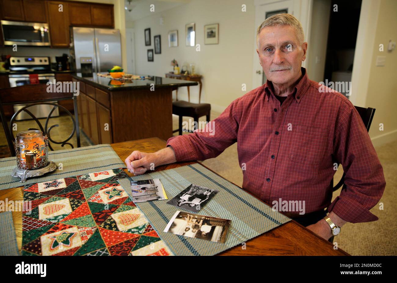 In this Dec. 3, 2015, photo, Ron Soden poses for a photo at his home in ...