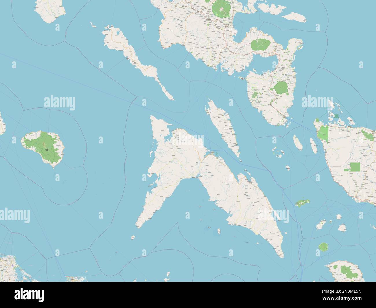Masbate, province of Philippines. Open Street Map Stock Photo - Alamy