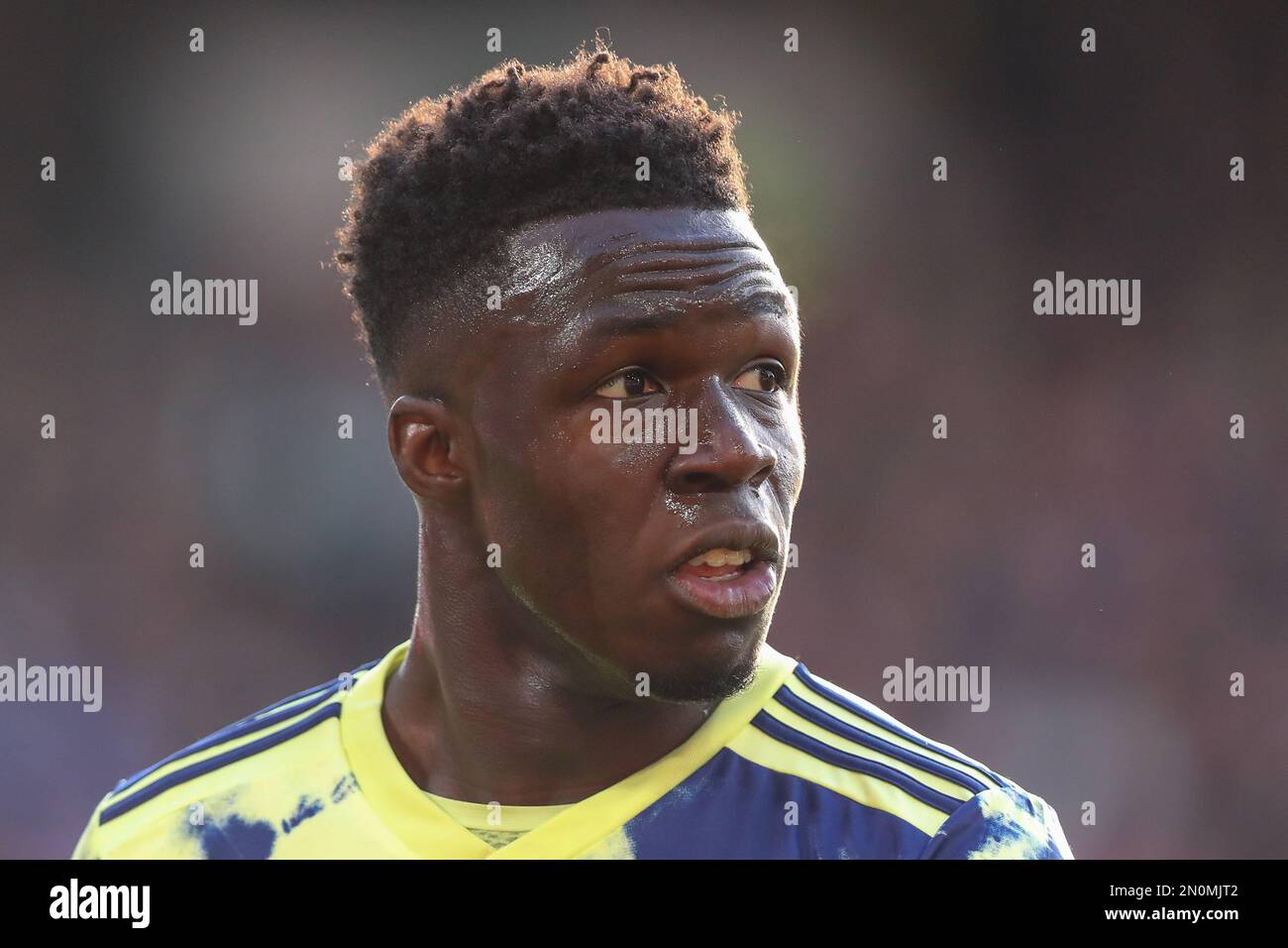 Wilfried Gnonto #29 of Leeds United during the Premier League match ...
