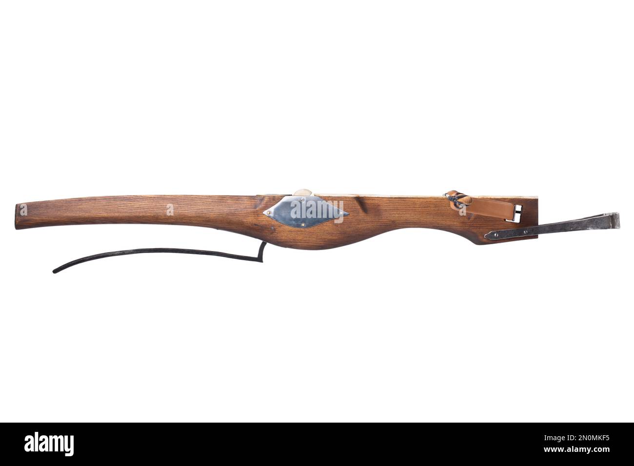 medieval crossbow isolated on white background Stock Photo - Alamy