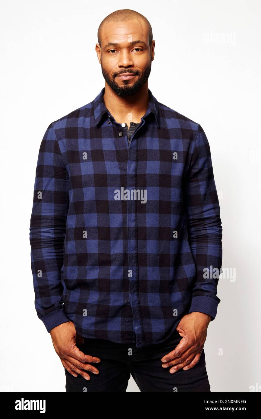 Isaiah Mustafa poses for a portrait on Dec. 7, 2015, in New York ...