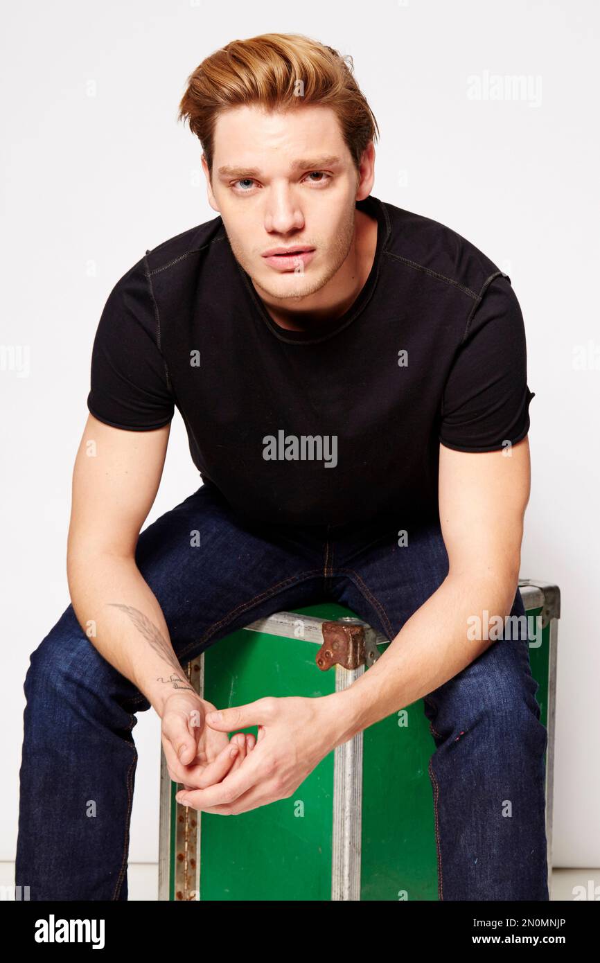 Dominic Sherwood poses for a portrait on Dec. 7, 2015, in New York ...