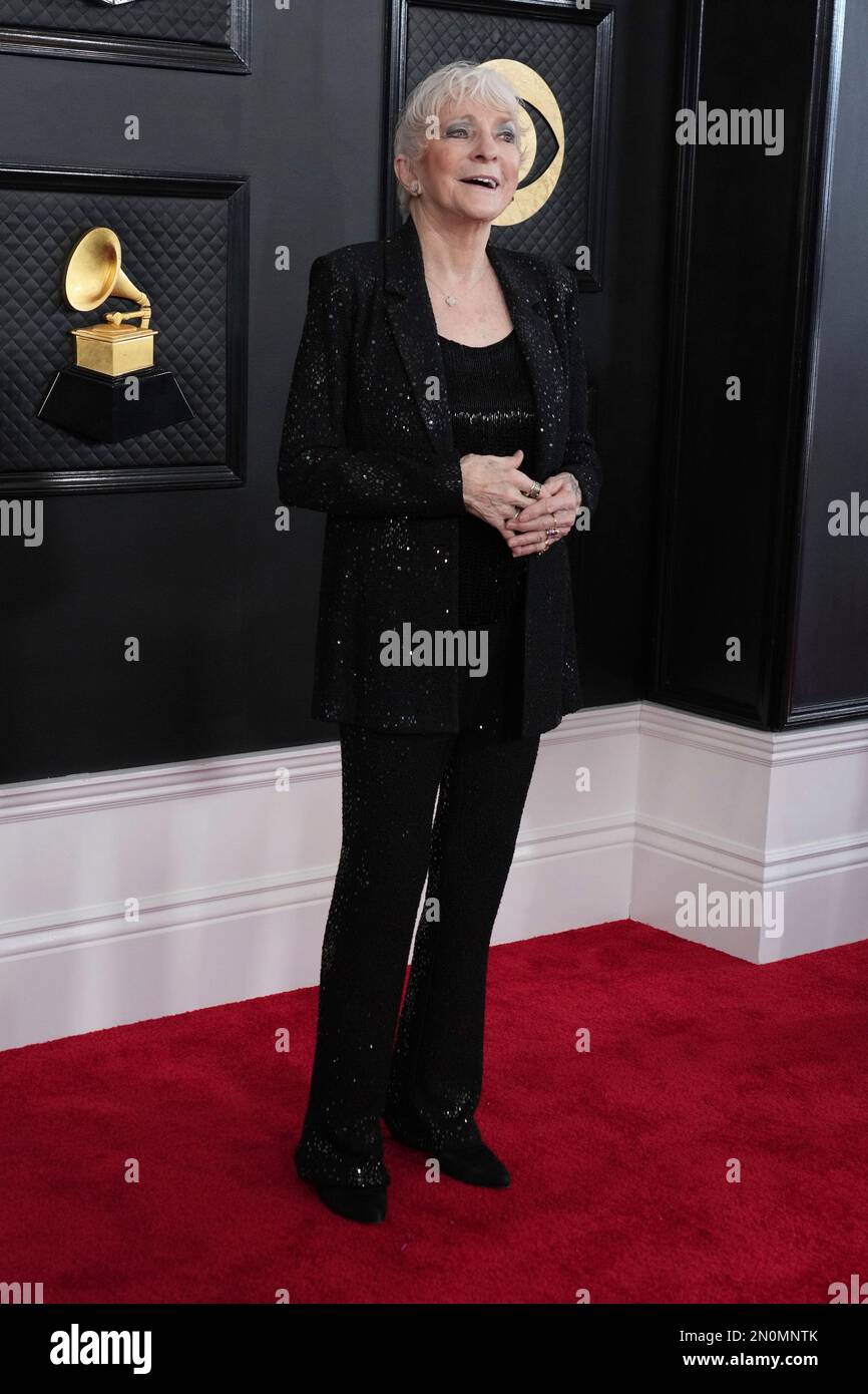 Judy Collins arrives at the 65th annual Grammy Awards on Sunday, Feb. 5, 2023, in Los Angeles ...
