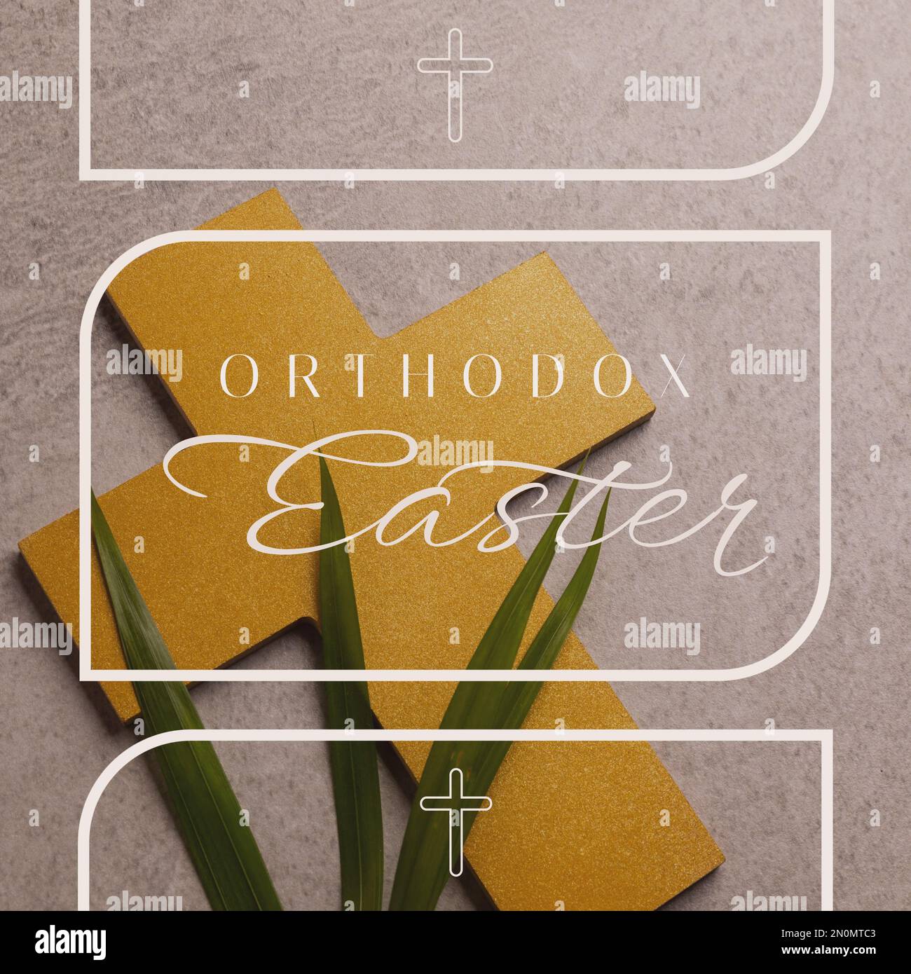 Orthodox vector cross hi-res stock photography and images - Alamy