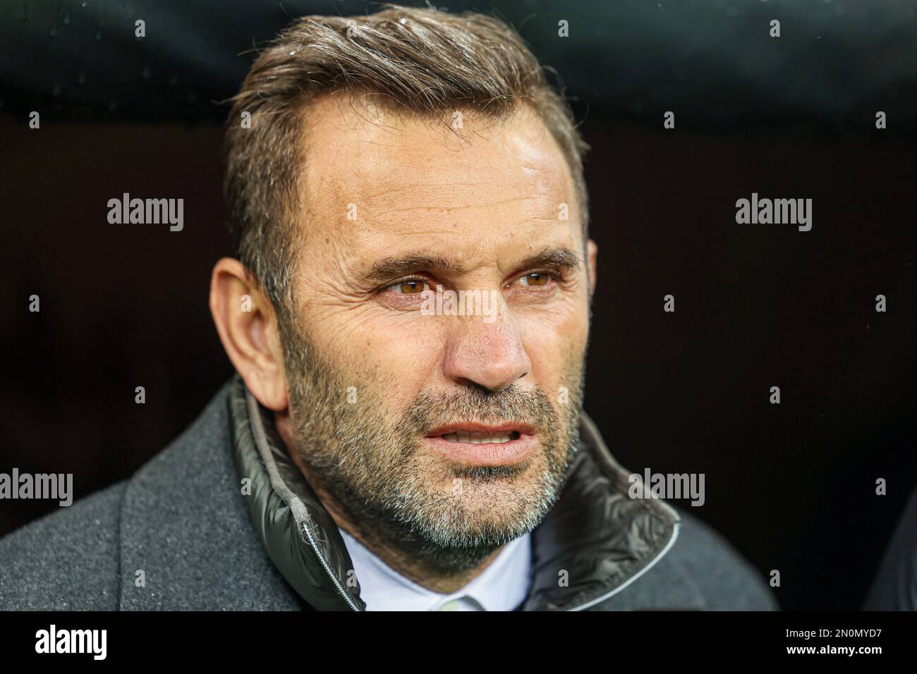 ISTANBUL, TURKEY - FEBRUARY 5: head coach Okan Buruk of Galatasaray ...