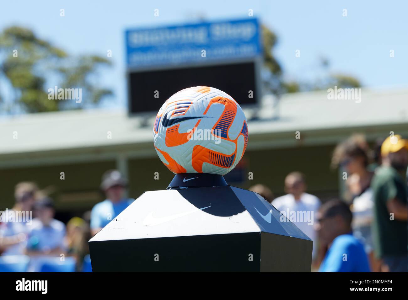 Nike soccer ball display hi-res stock photography and images - Alamy