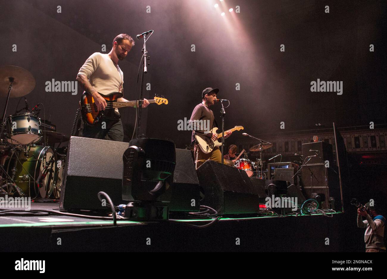 Rich Meyer, Ryan Meyer and Johnny Stevens with Highly Suspect performs ... Rich Meyer, Ryan Meyer and Johnny Stevens with Highly Suspect performs ...