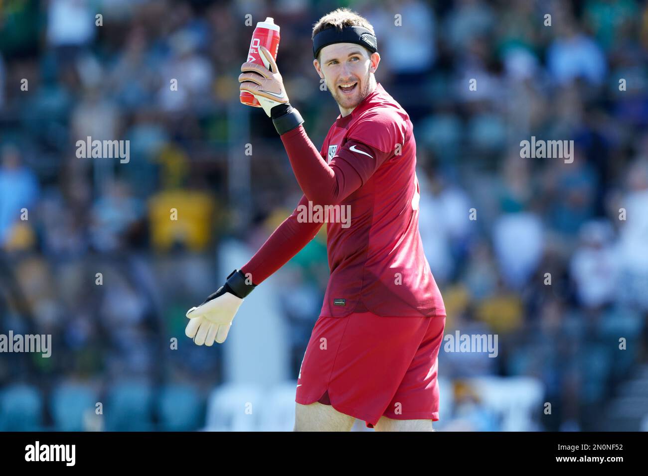 Sean Boyle of USA looks on during the match between Australia and USA ...
