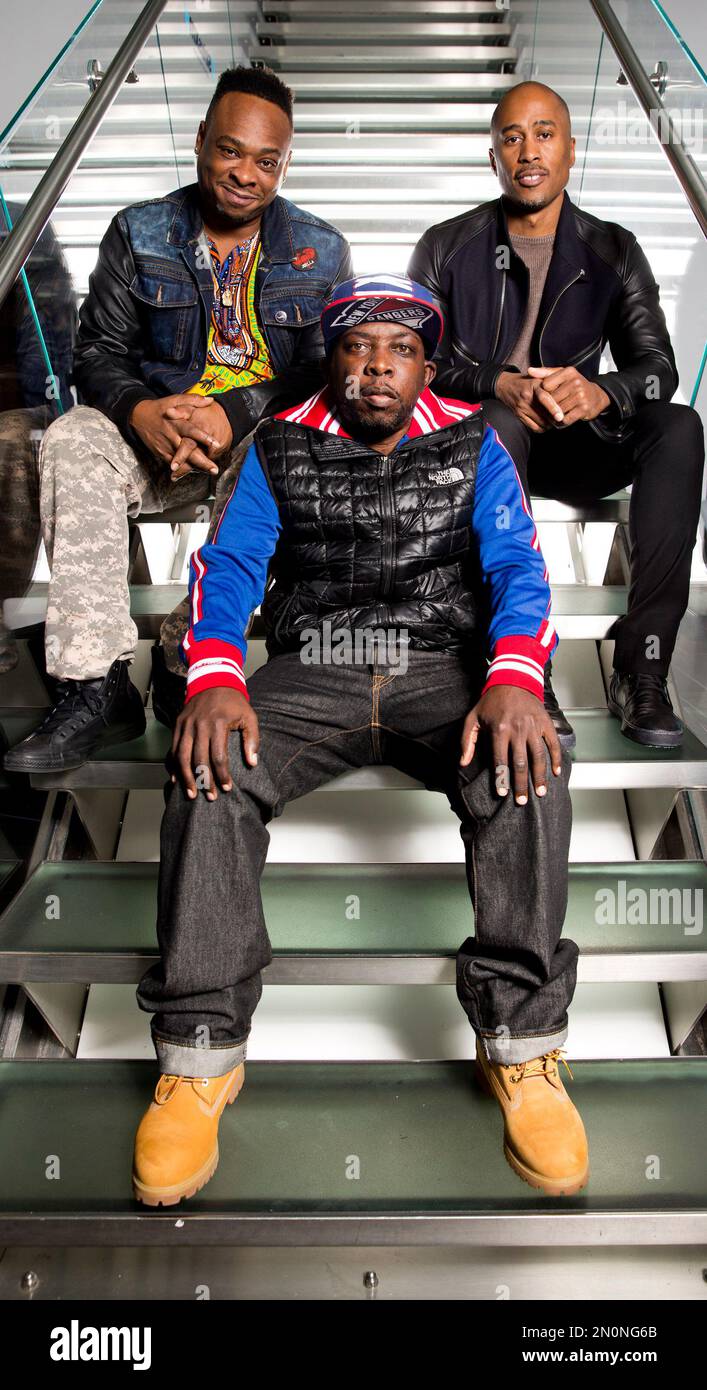 Jarobi White, from left, Malik Isaac Taylor aka Phife Dawg and Ali ...