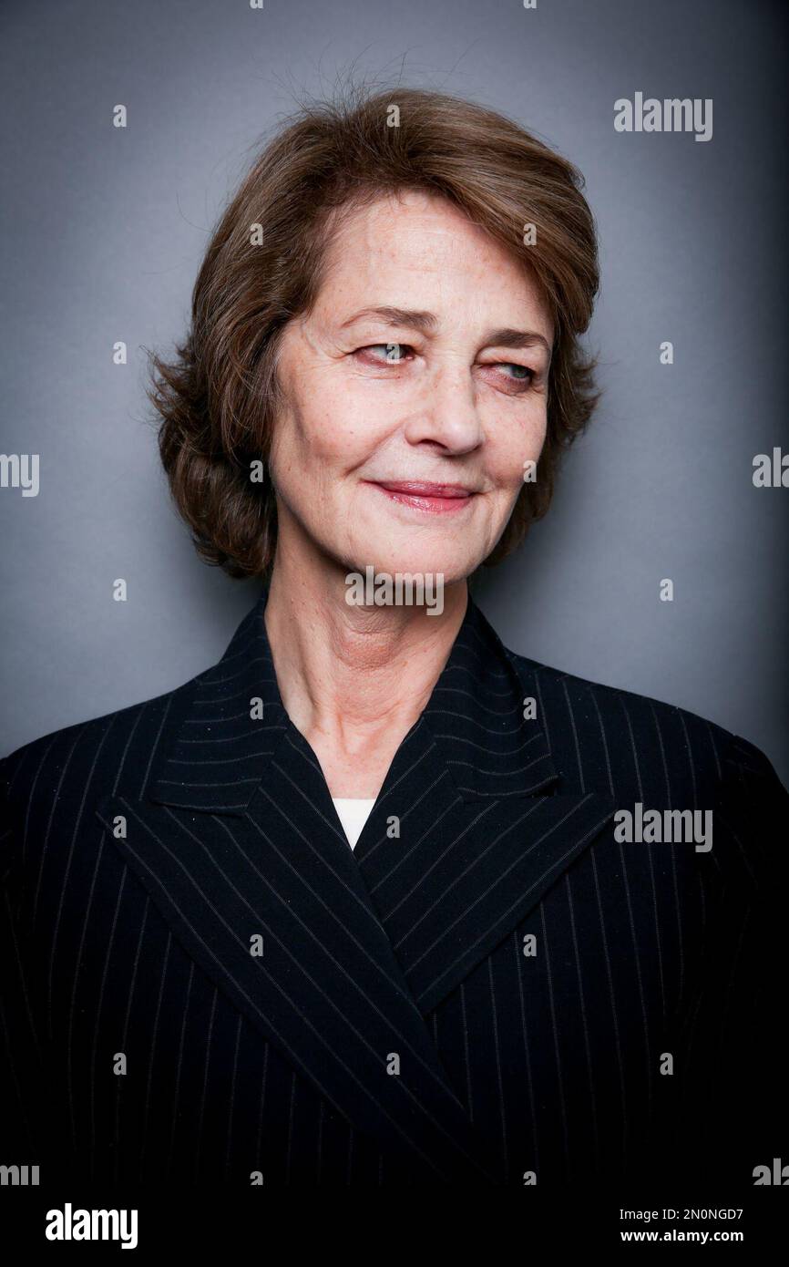 Charlotte Rampling poses for a portrait on Wednesday, Nov. 11, 2015, in ...
