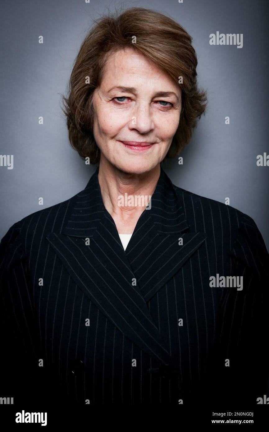 Charlotte Rampling poses for a portrait on Wednesday, Nov. 11, 2015, in ...