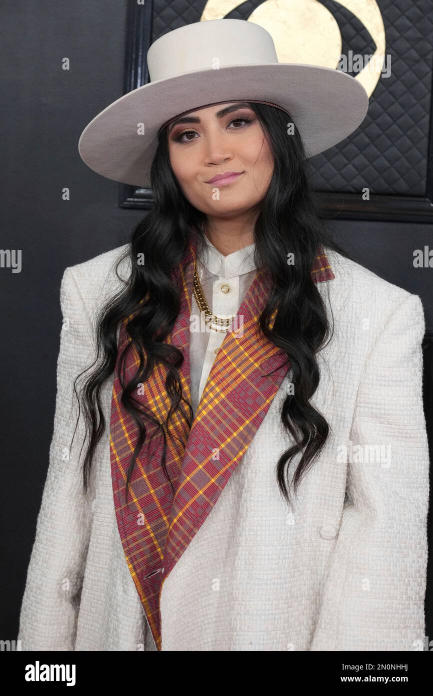 Alex Ritchie arrives at the 65th annual Grammy Awards on Sunday, Feb. 5 ...