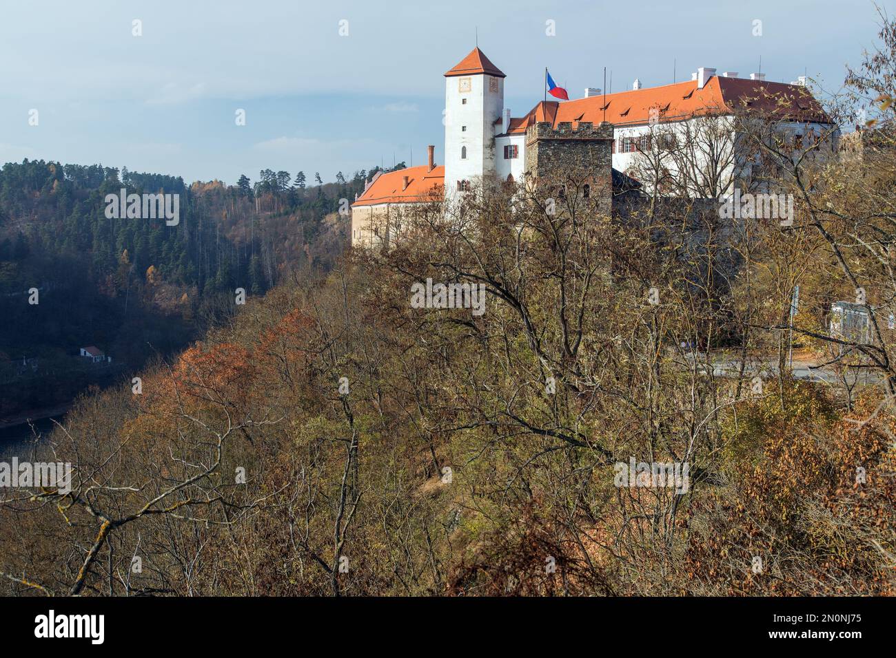 Bitov castle, South Moravia, Czech Republic, Gothic and renaissance ...