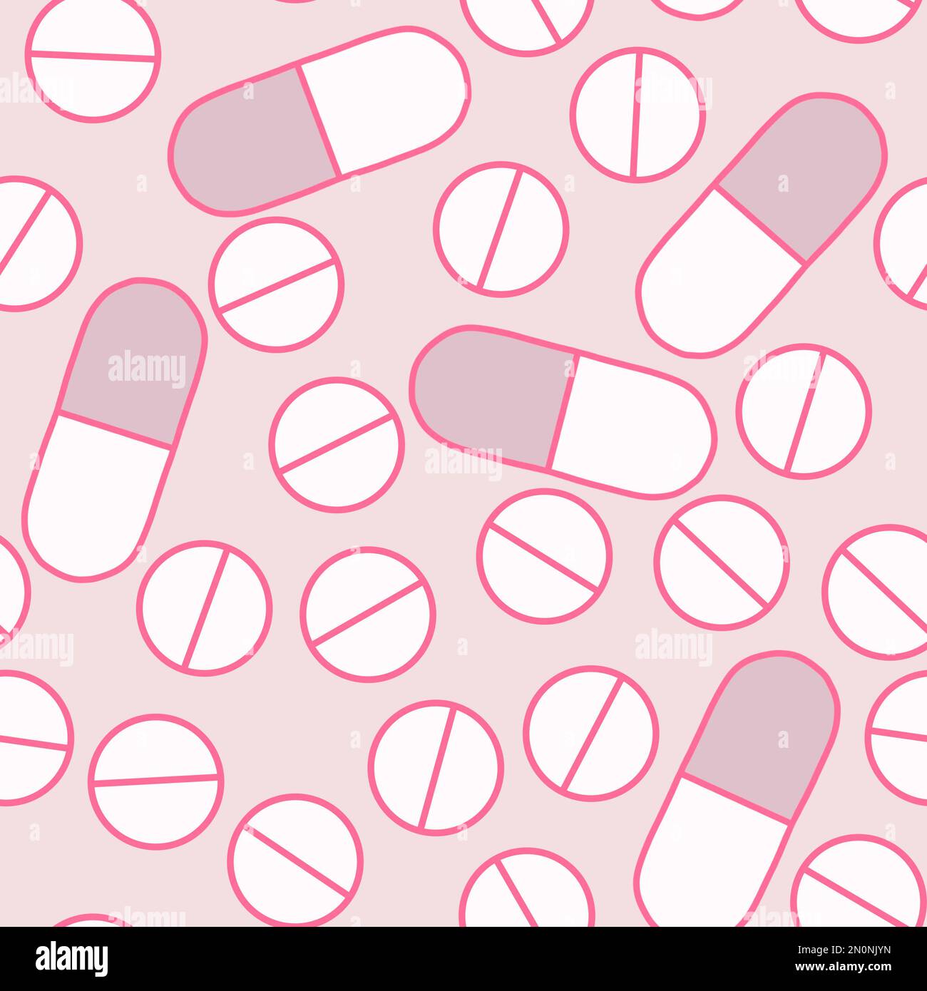 Cartoon medicine seamless pills pattern for wrapping paper and clothes print and fabrics and ...