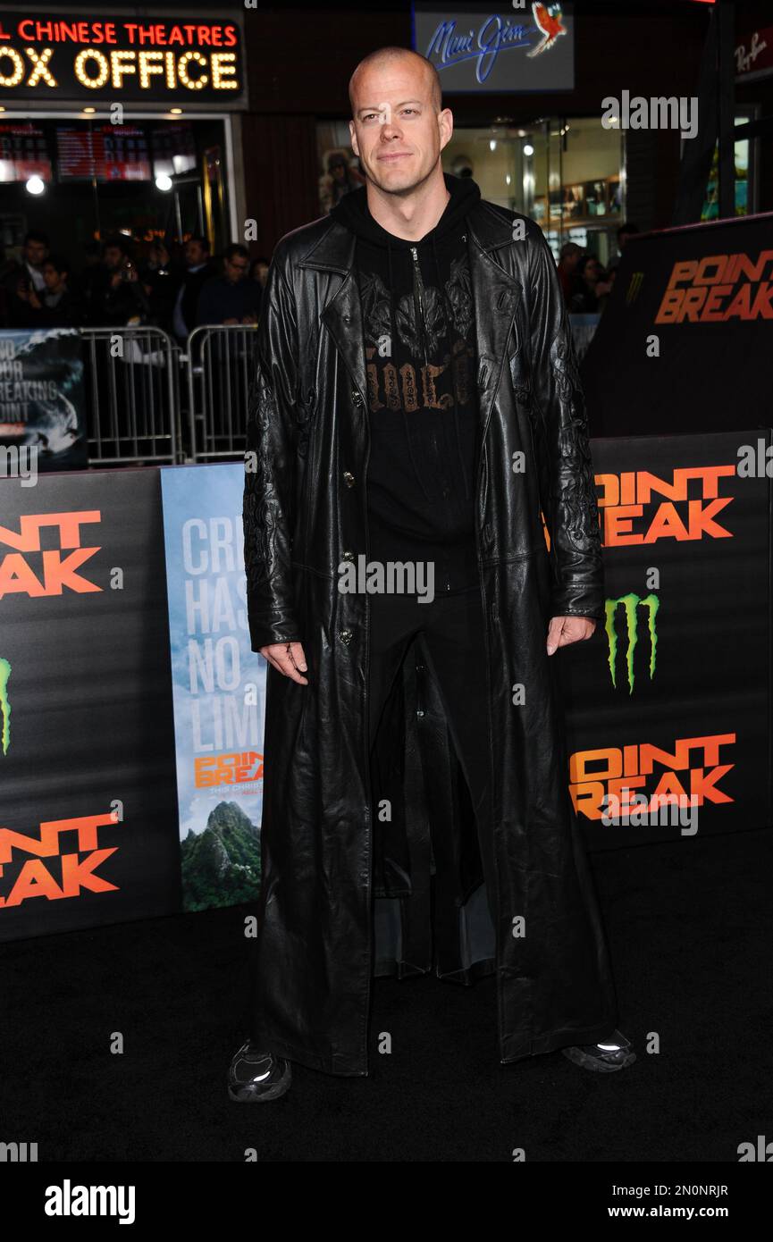 Jeb Corliss attends the LA Premiere of "Point Break" held at TCL ...